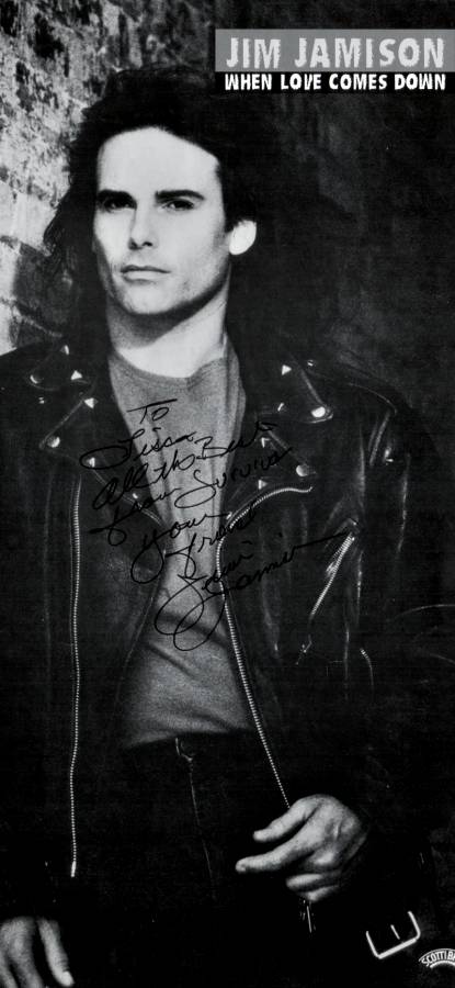 My Autographed Jimi Jamison Poster